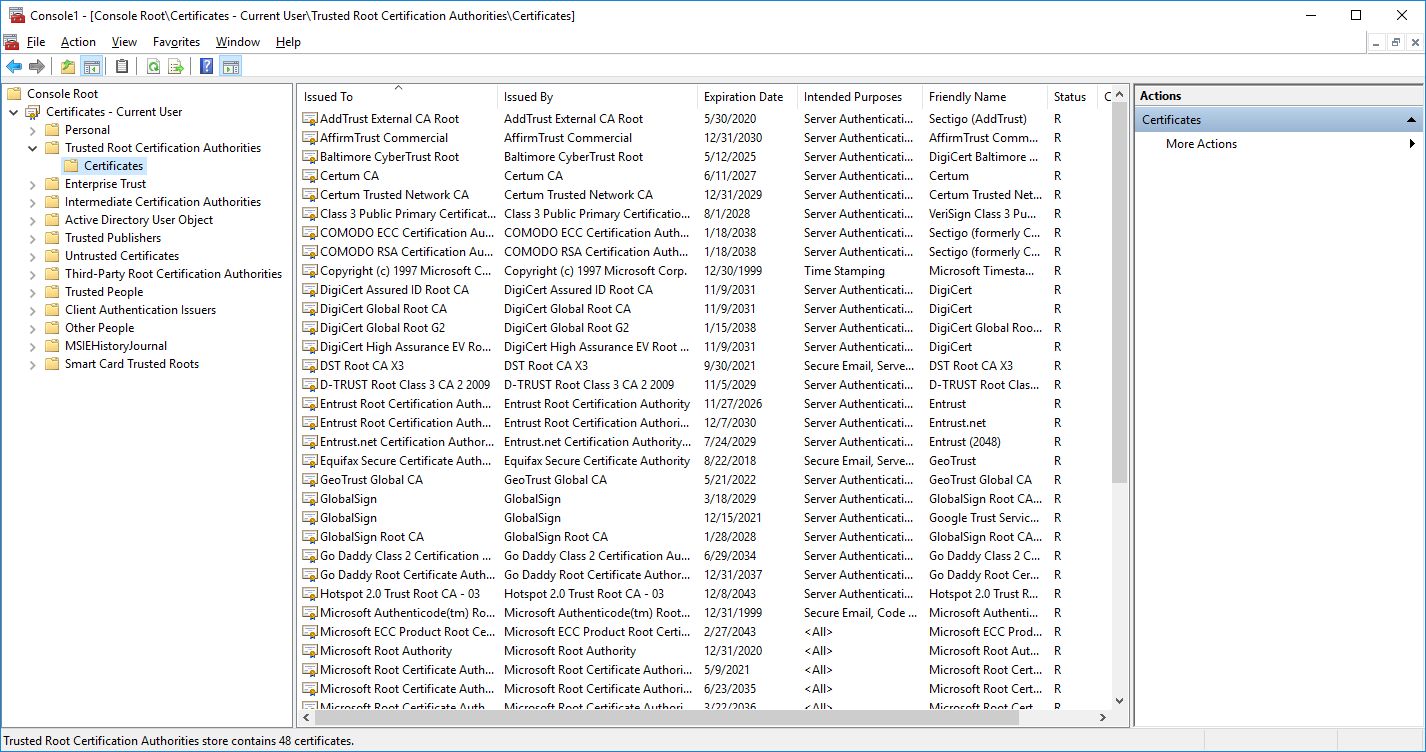 Remove Certificates Using Powershell Dbsnet